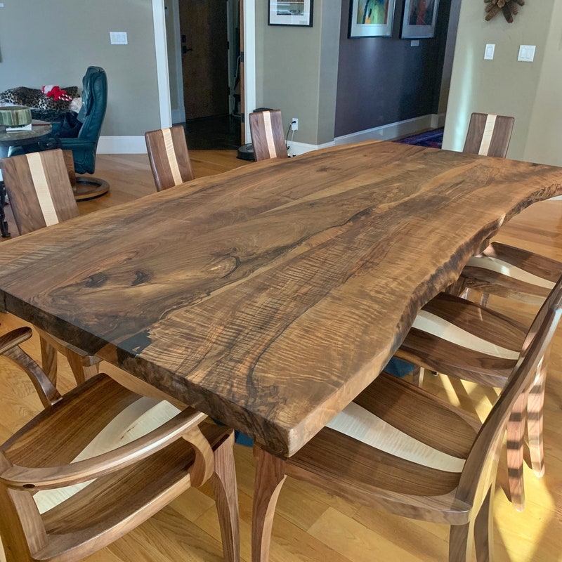 Walnut Dinning Table - Etsy