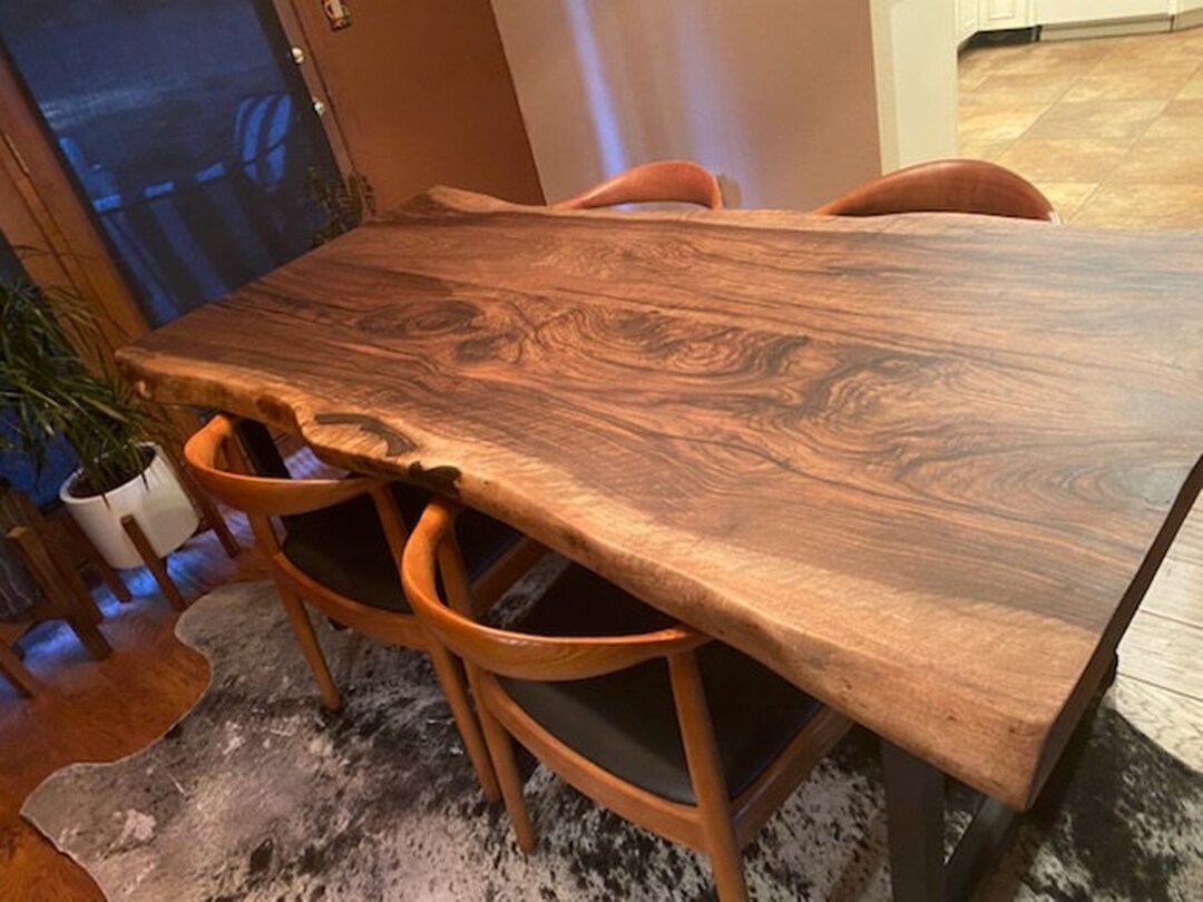 Solid Wood Dining Table, Handmade Custom Table, Modern Farmhouse Table ...