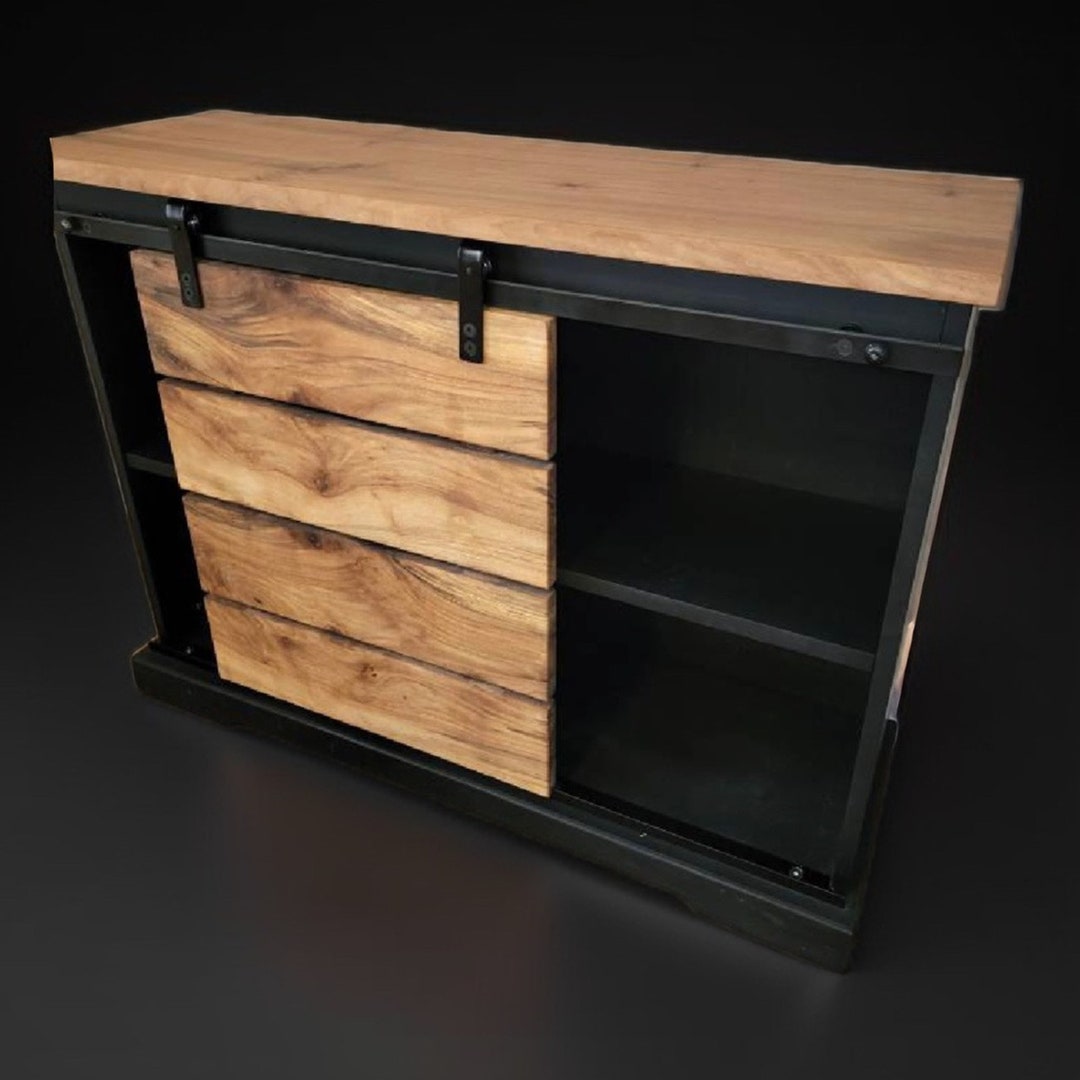Multi-purpose Storage Cabinet, Storage Cabinet, Walnut Coffee Bar ...