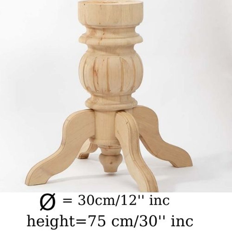 Table Pedestal Table Legs Trestle Base Coffee Table Legs | Etsy