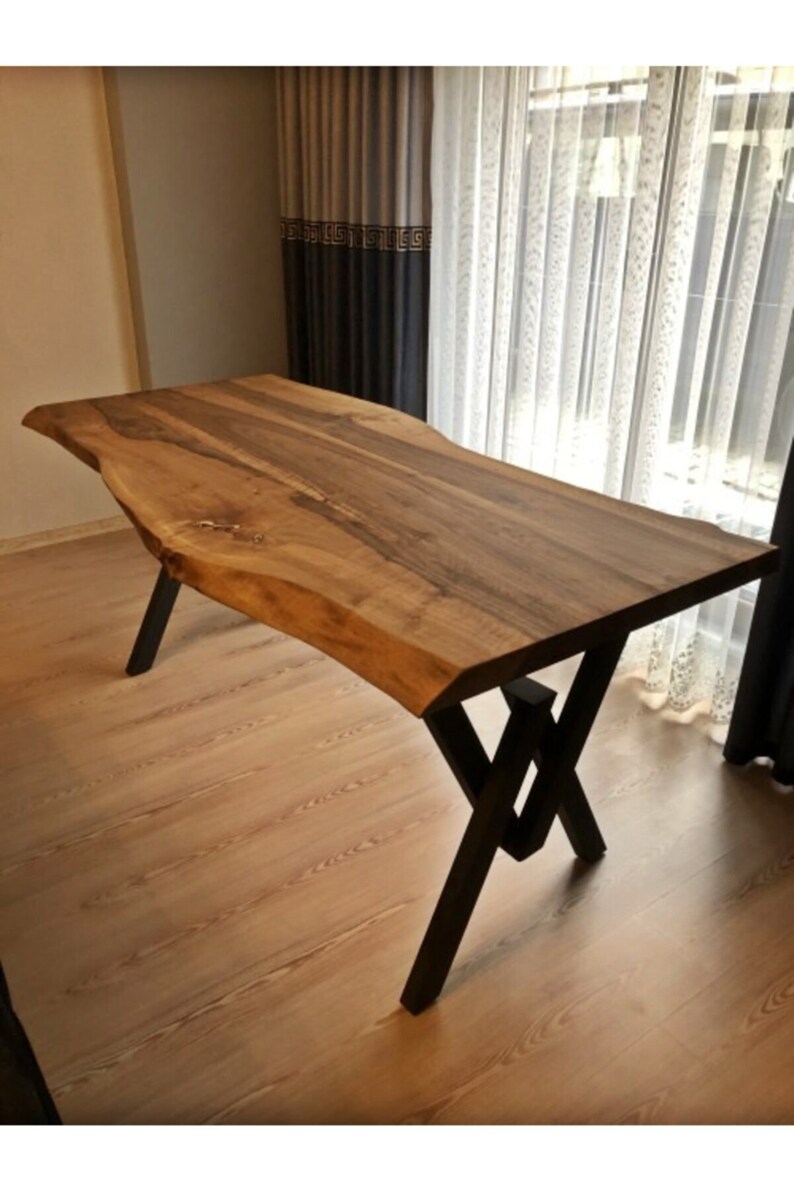 Walnut Table Dining Table Solid American Black Walnut - Etsy