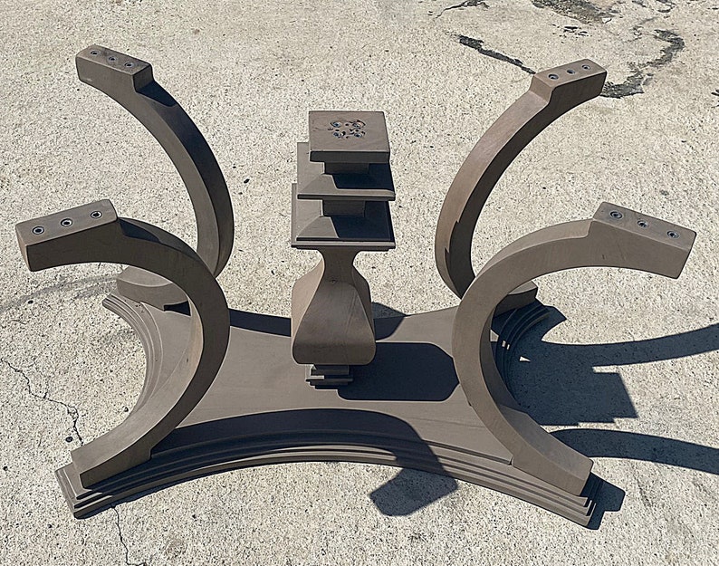 Table Pedestal Table Legs Trestle Base Coffee Table Legs - Etsy