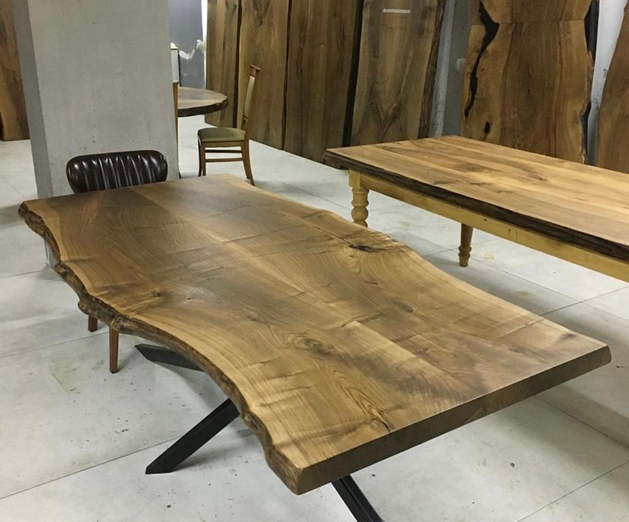 Live Edge Dining Table Walnut Table Live Edge Walnut Solid | Etsy