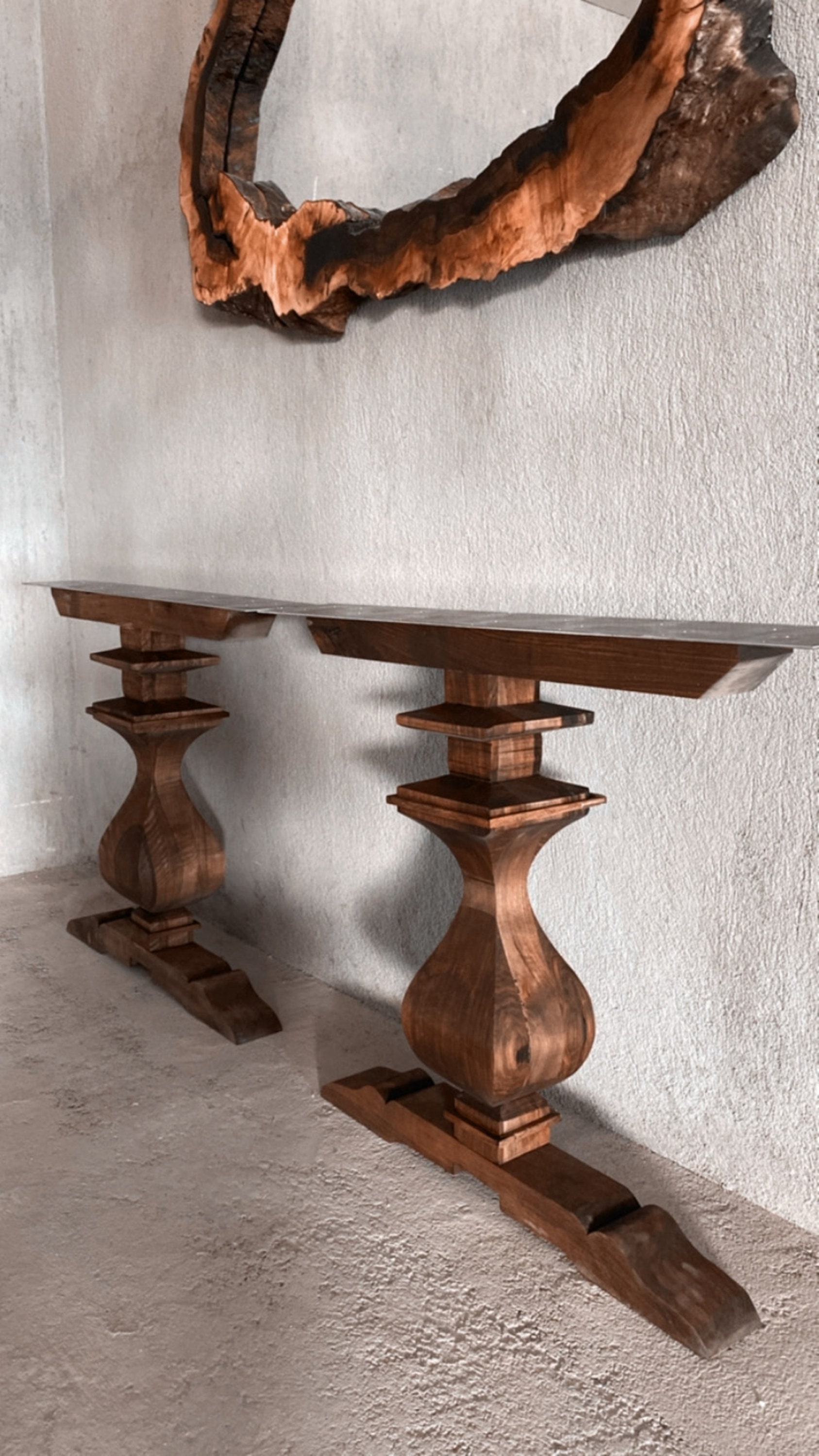 Walnut Table Legs Table Pedestal Table Pedestal Table Legs - Etsy