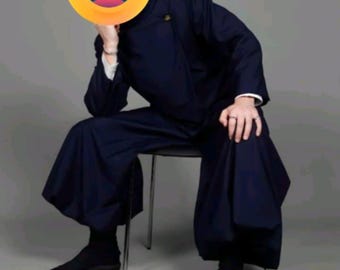 Jujutsu Kaisen Geto Suguru Costume, Halloween Cosplay, Black, Blue ...