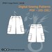 Digital Sewing Pattern | Cargo Shorts (sizes XS-2XL) - Etsy