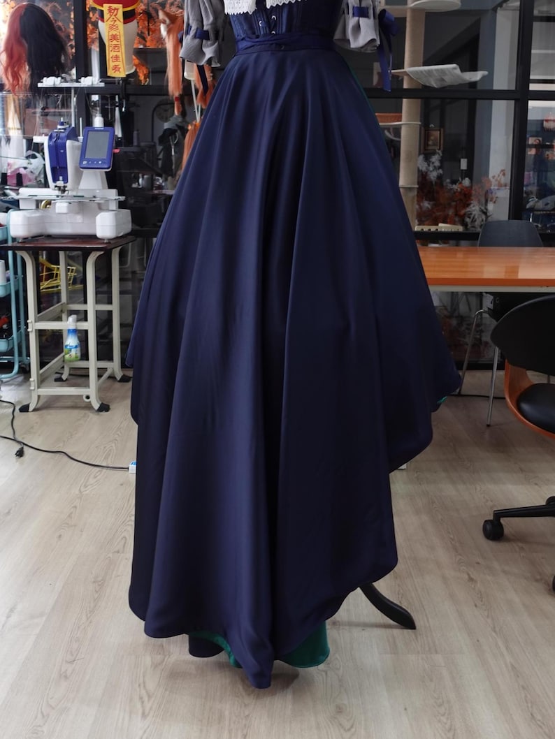 Waterfall Drape Overskirt Pattern | Gothic Bustle Skirt PDF (XS-2XL ...
