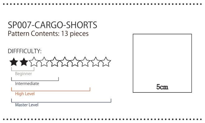 Digital Sewing Pattern | Cargo Shorts (sizes XS-2XL) - Etsy