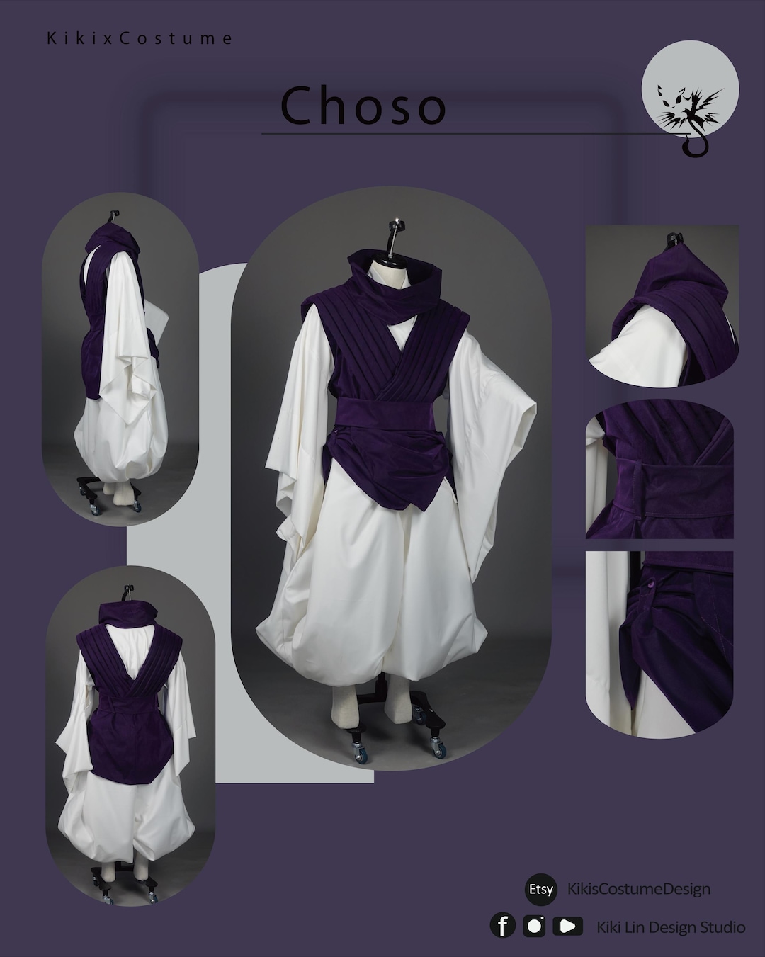 Cosplay Costume Choso's Robe | Made-to-order - Etsy
