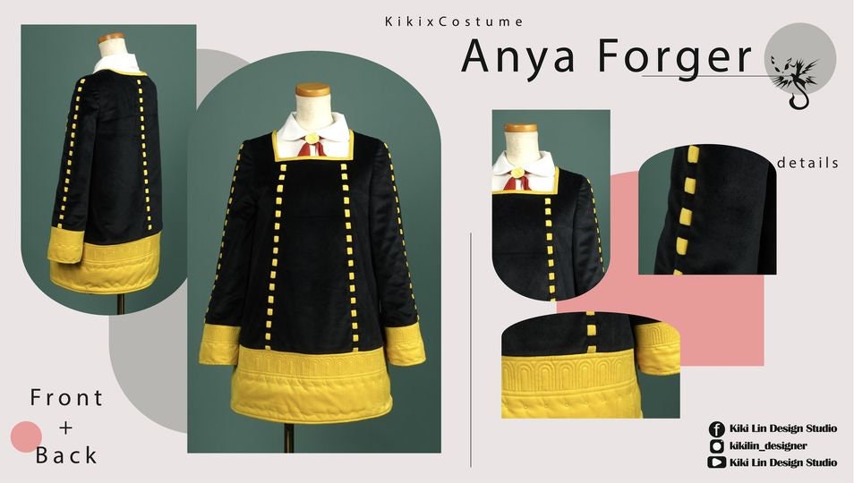 Digital Anya Uniform Sewing Pattern File XS-M - Etsy