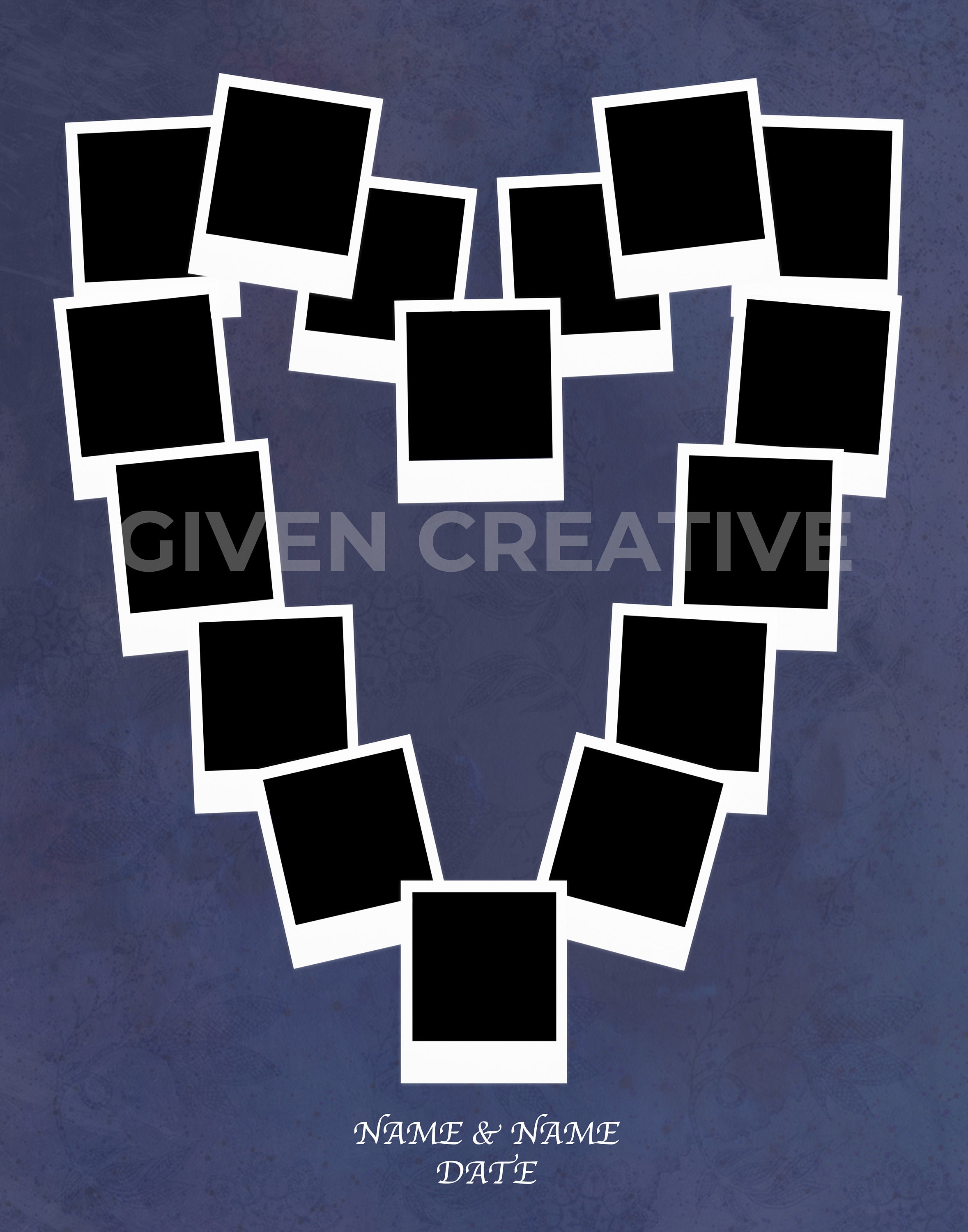 Love Collage Template - Photoshop Collage Templates for Couples and ...