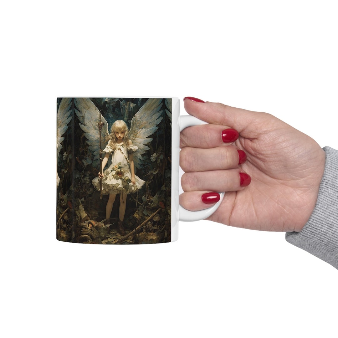 Enchanted Rage Angry Dark Fairy Girl Ruthless Princess Wand Mug 11oz - Etsy
