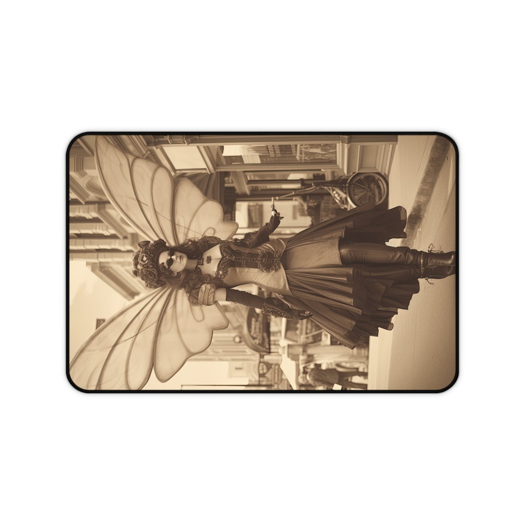 Steampunk Fairy - Mouse Pad/desk Mat - Vintage Clothing, Old-time ...