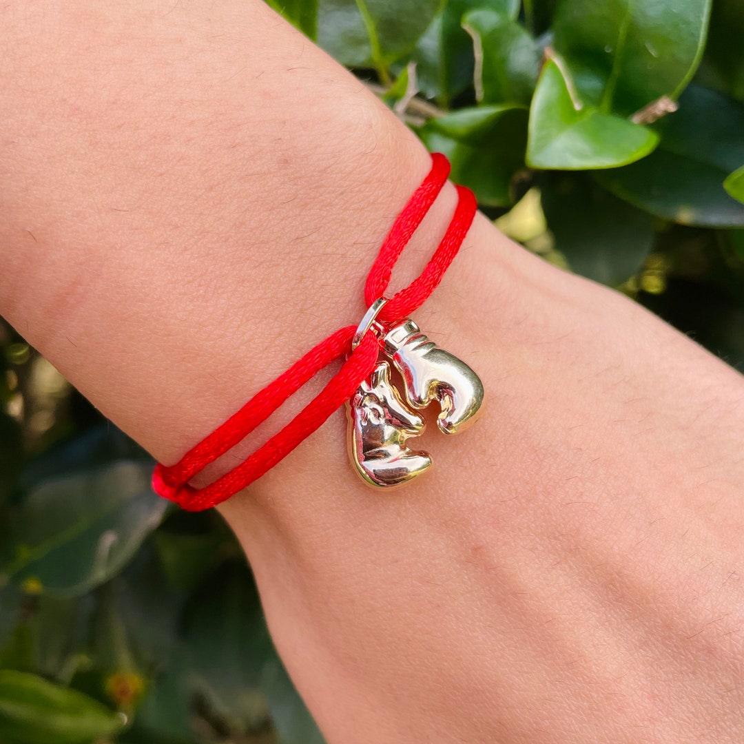 Boxing Gloves, 14k Gold Boxing Gloves, Hanging Gloves, Boxing Charm ...