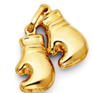 Boxing Gloves, 14k Gold Boxing Gloves, Hanging Gloves, Boxing Charm Bracelet, Charm Bracelet ...