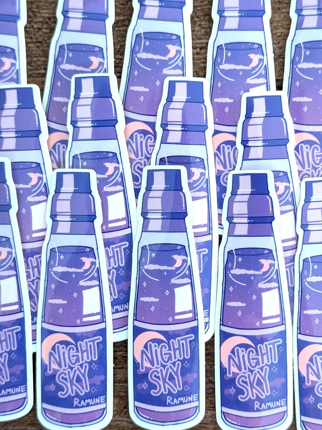 Ramune Sticker, Marble Soda Decal for Water Bottle, Laptop and Car ...