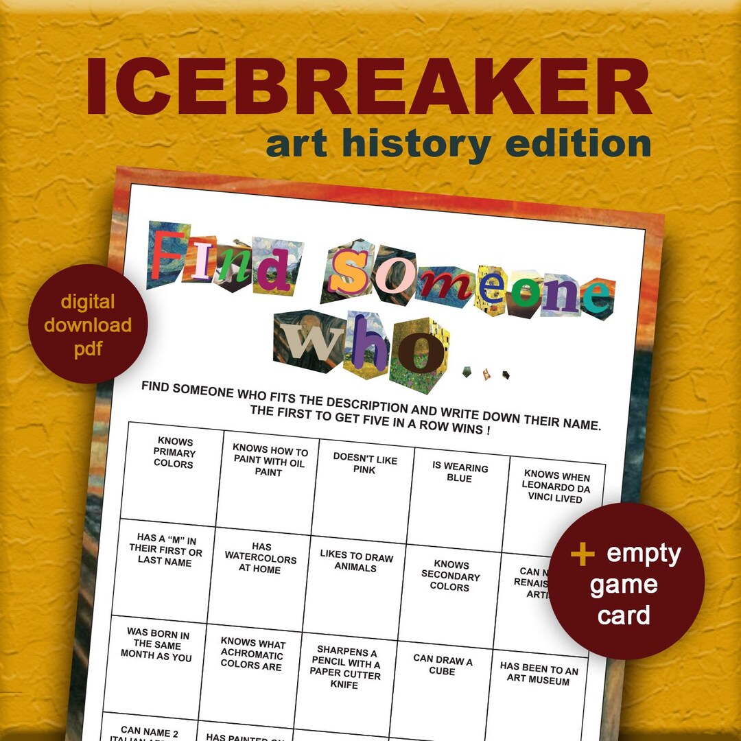 Icebreaker for Kids, Find Someone Who, Get to Know You, Human Bingo ...
