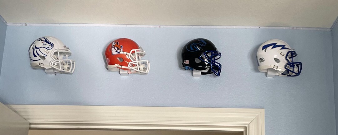 Mini Size Football Helmet Wall Hanger - Etsy