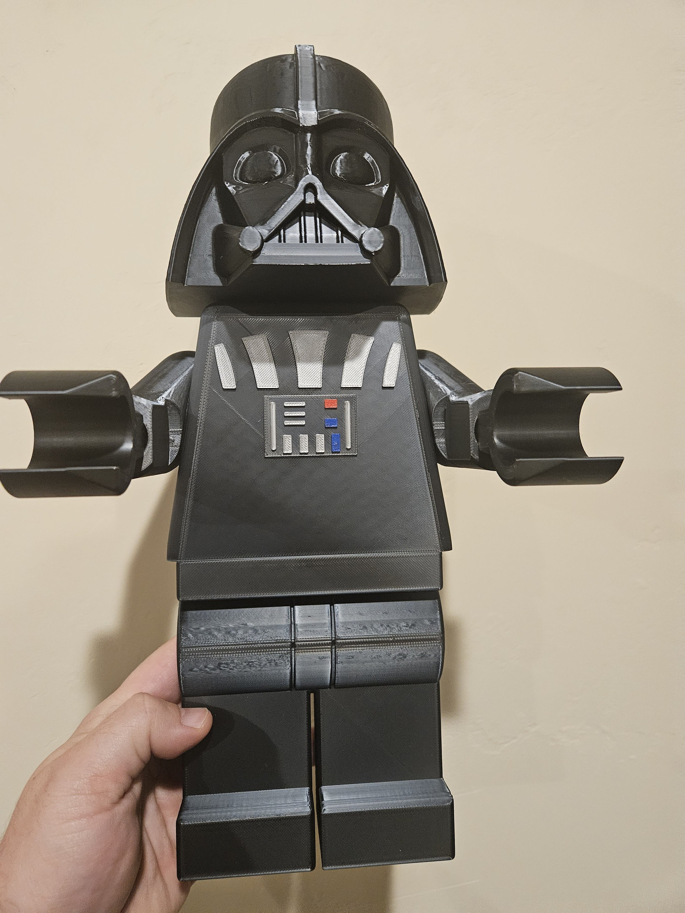 Lego Style Darth Vader Toilet Paper Holder 3D Print in Beskar - Etsy