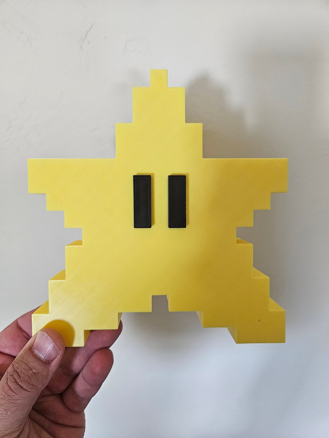 Super Mario Star Christmas Tree Topper L Super Star L 8 Bit - Etsy