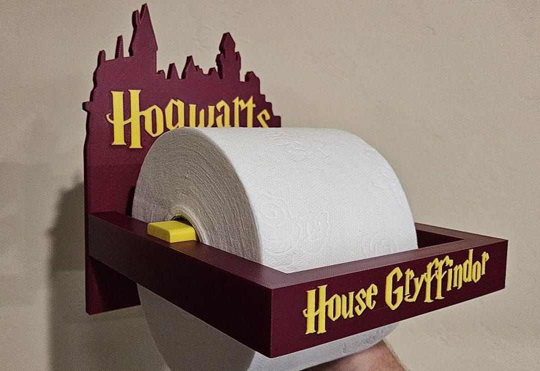 Harry Potter House Gryffindor Toilet Paper Holder - Etsy