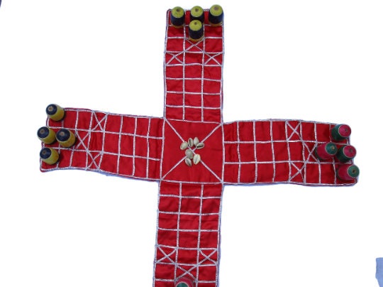 Traditional Ancient Indian Chess Game Chaupar /pachisi Set/ | Etsy