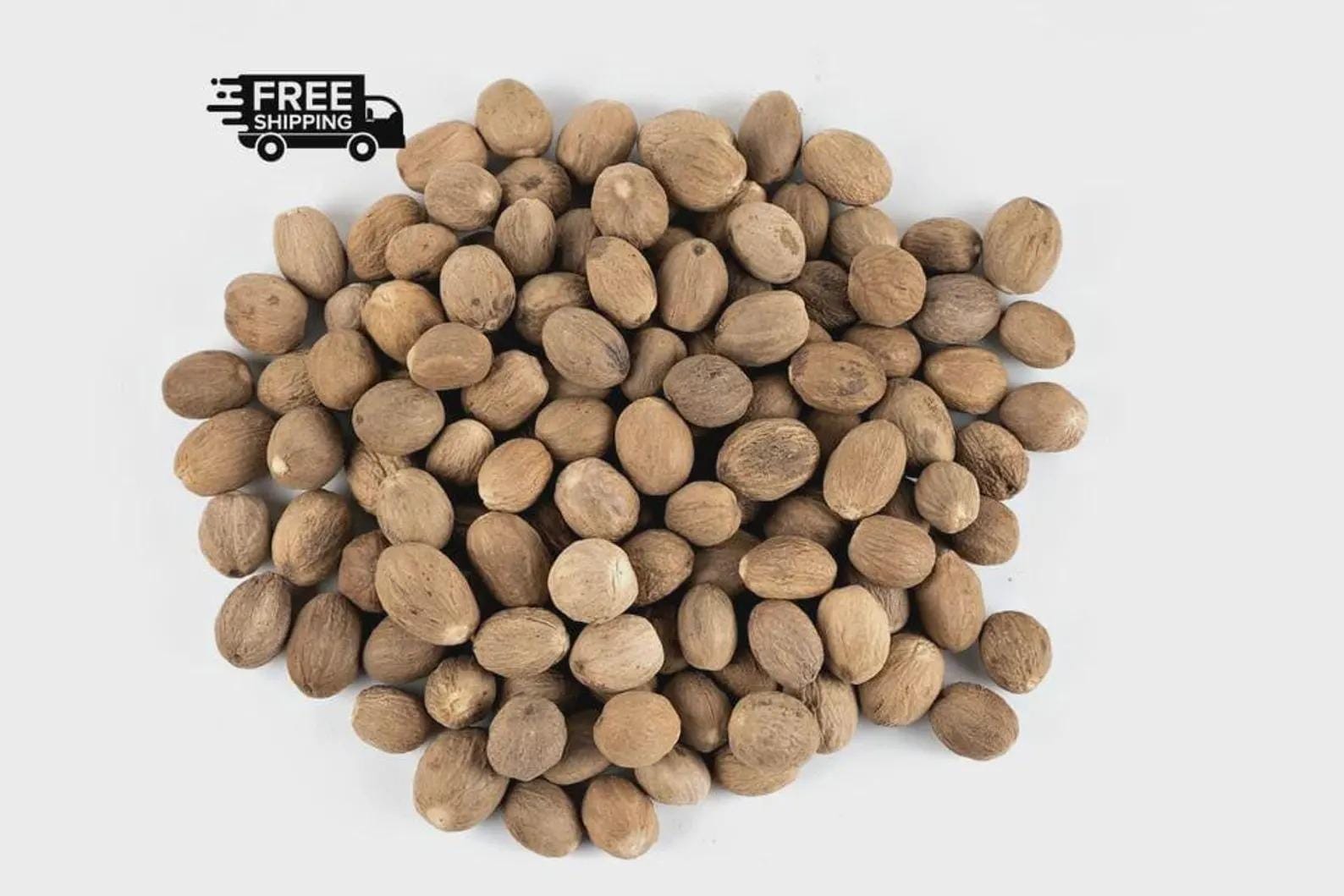 Indian Whole Nutmeg (jaifal) — Untreated & Natural — Aromatic Spice ...