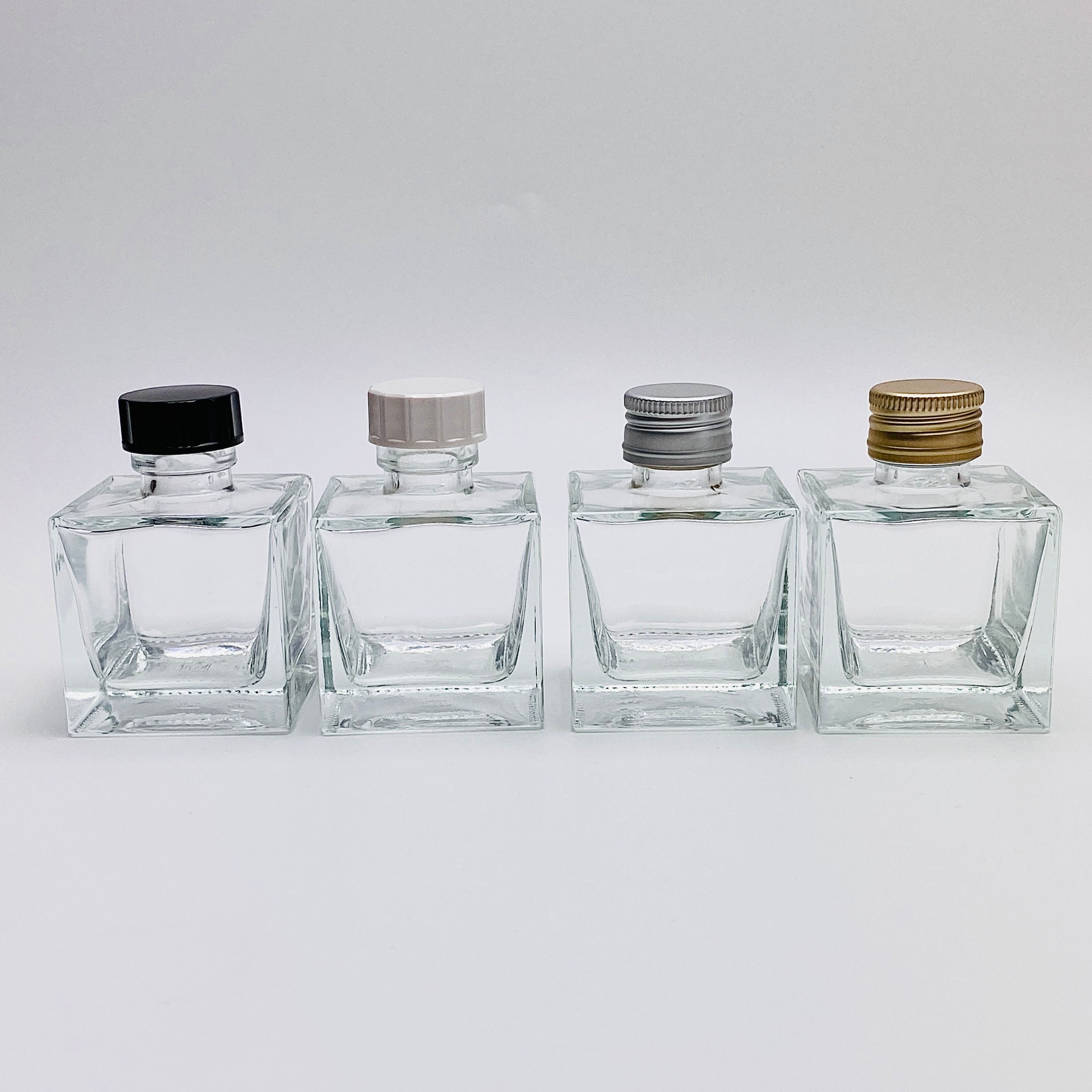 50ml Cube Shaped Bottles Choose 1 of 4 Coloured Caps Ideal - Etsy UK