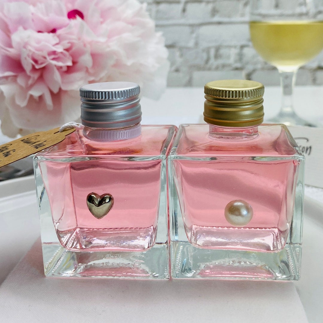 50ml Cube Shaped Bottles - Choose 1 of 4 Coloured Caps - Ideal Bottles ...