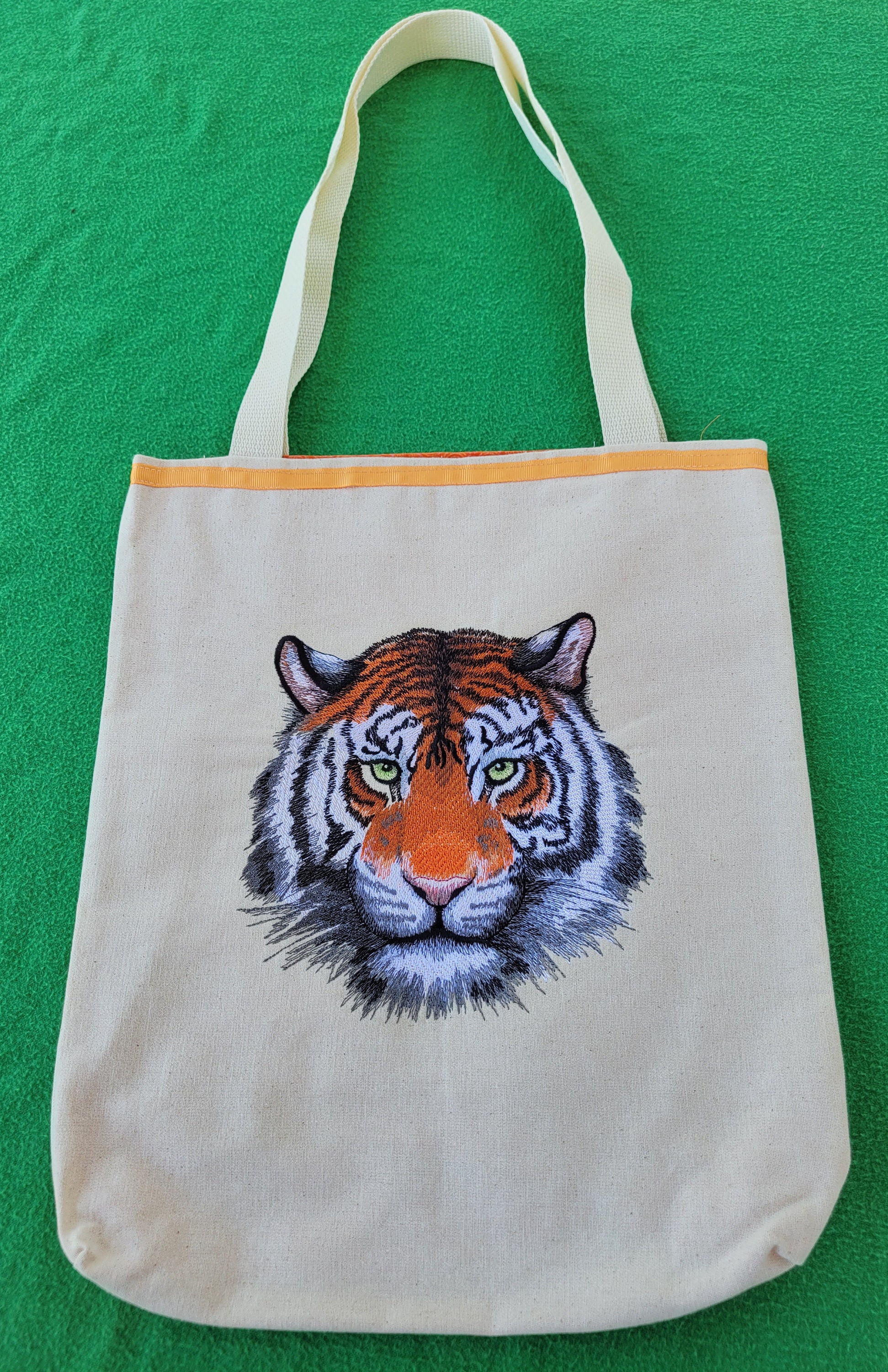 Tote Bag with Tiger Design | Etsy
