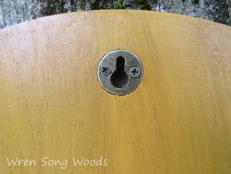 Large Wooden Round Door, Hobbit Door, Garden Decor, Shire, Yellow and ...