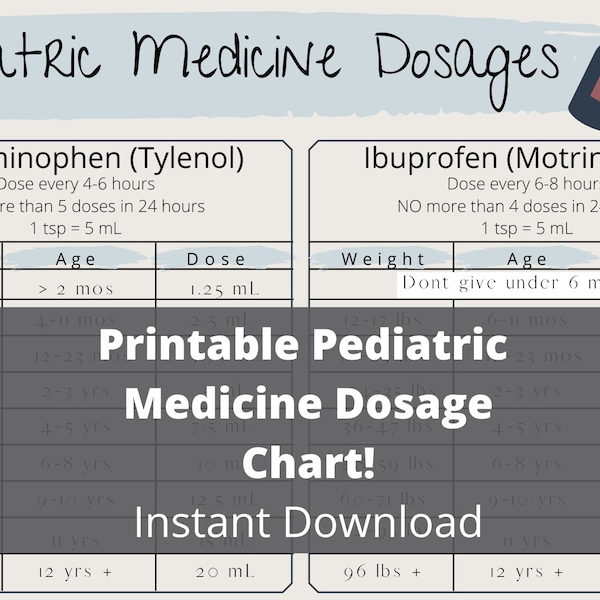 Pediatric Charts - Etsy