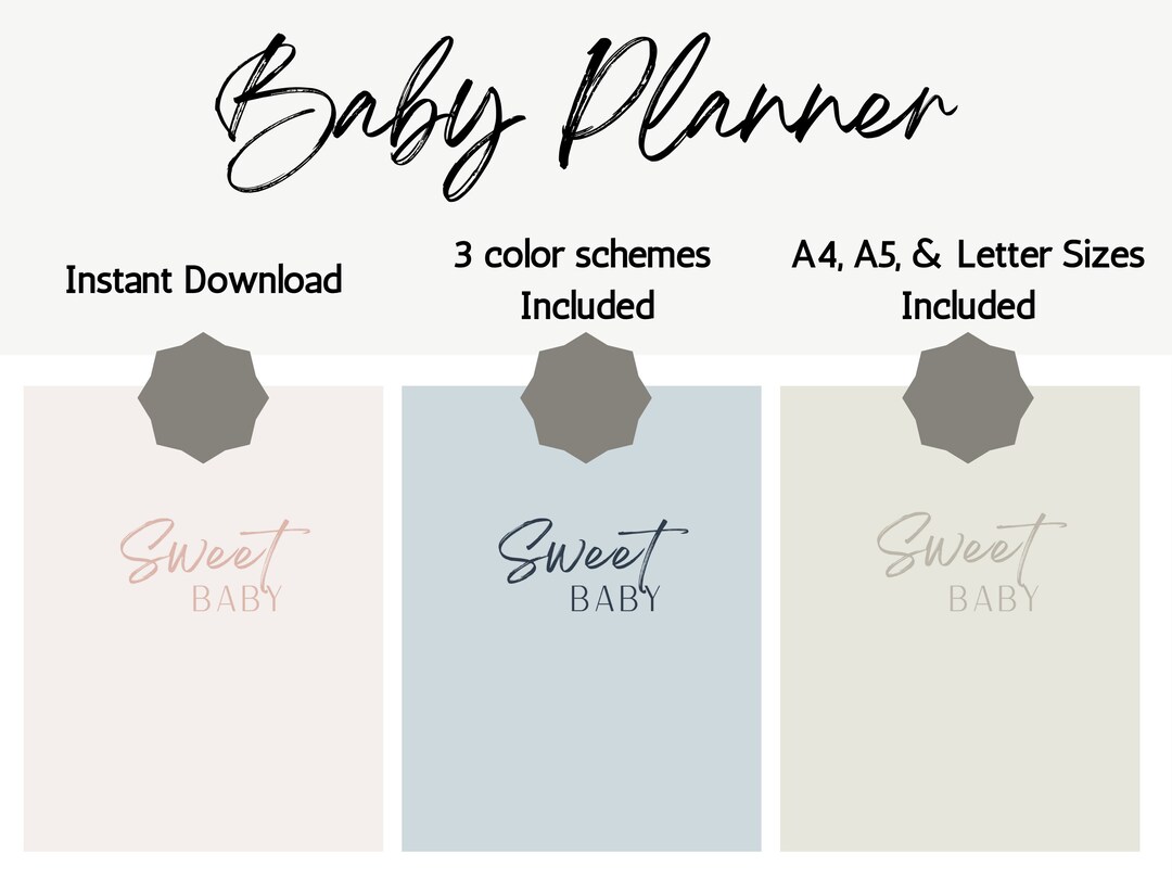 Baby Planner, Newborn Planner, Baby Log, Baby Tracker, Stay at Home Mom ...