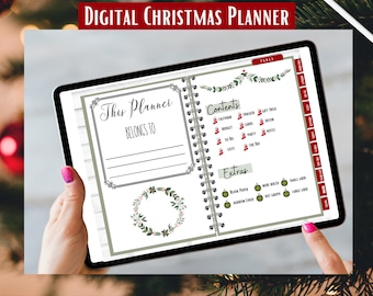 Christmas Planner Digital Planner Holiday Planner - Etsy