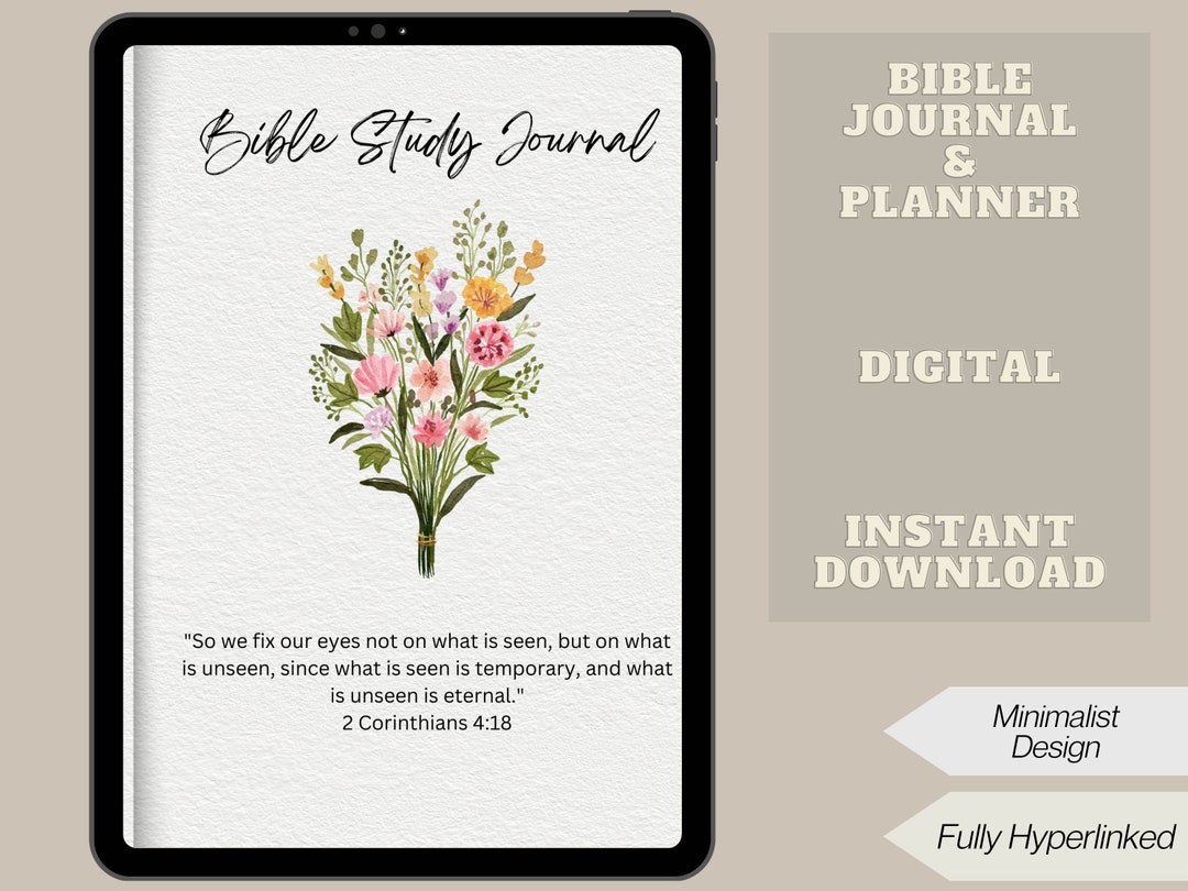 Digital Bible Journal | Faith Journal | Essential | Bible Journal for ...