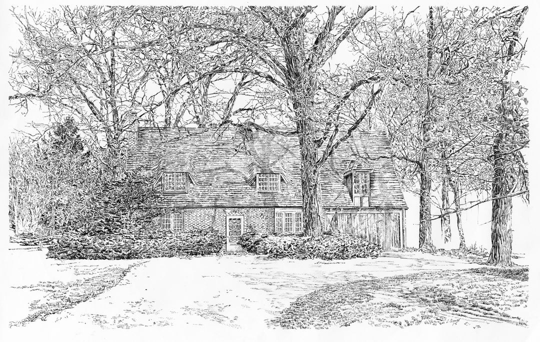 Hand Drawn, Pen and Ink, Custom Home Portraits - Etsy