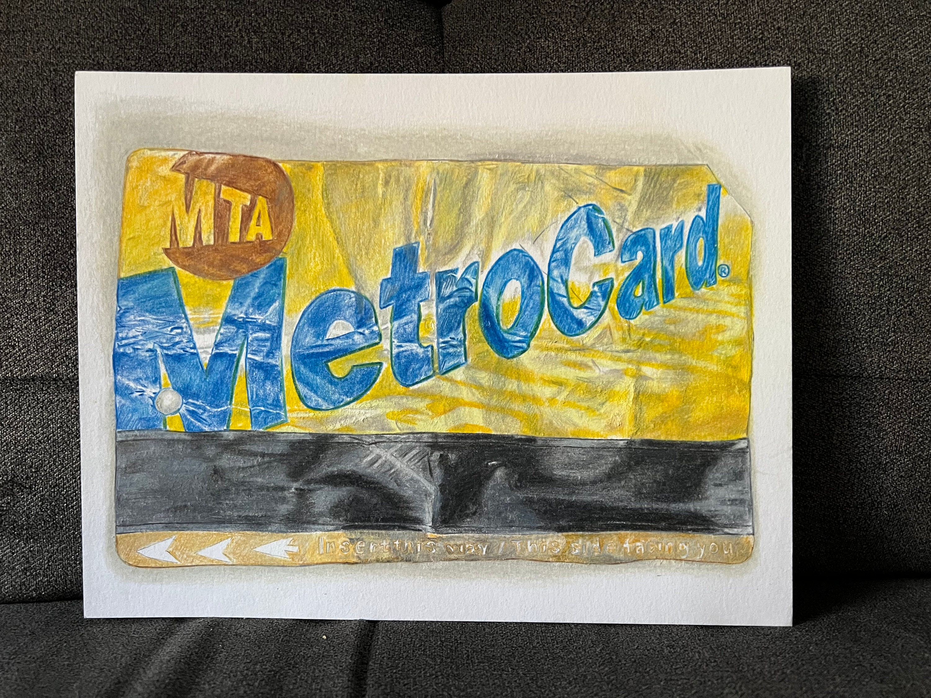 Crumpled MTA Metrocard (PRINT) - Etsy