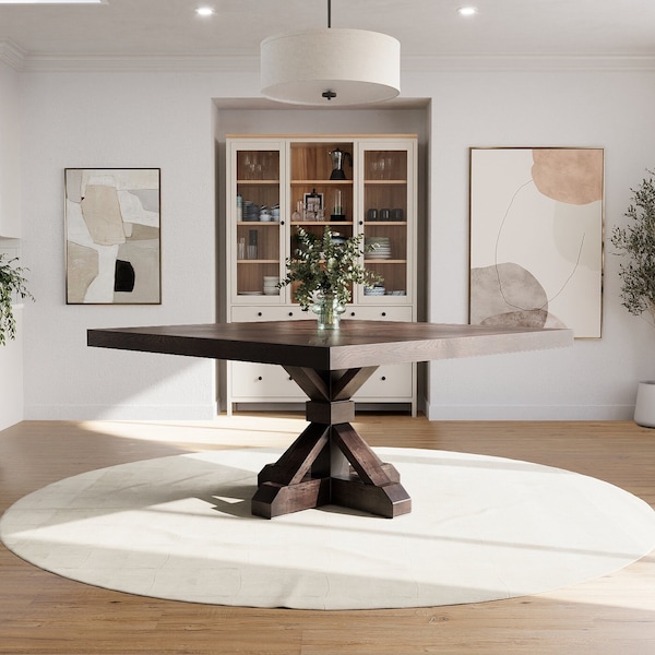 Square Dining Table for 8 - Etsy