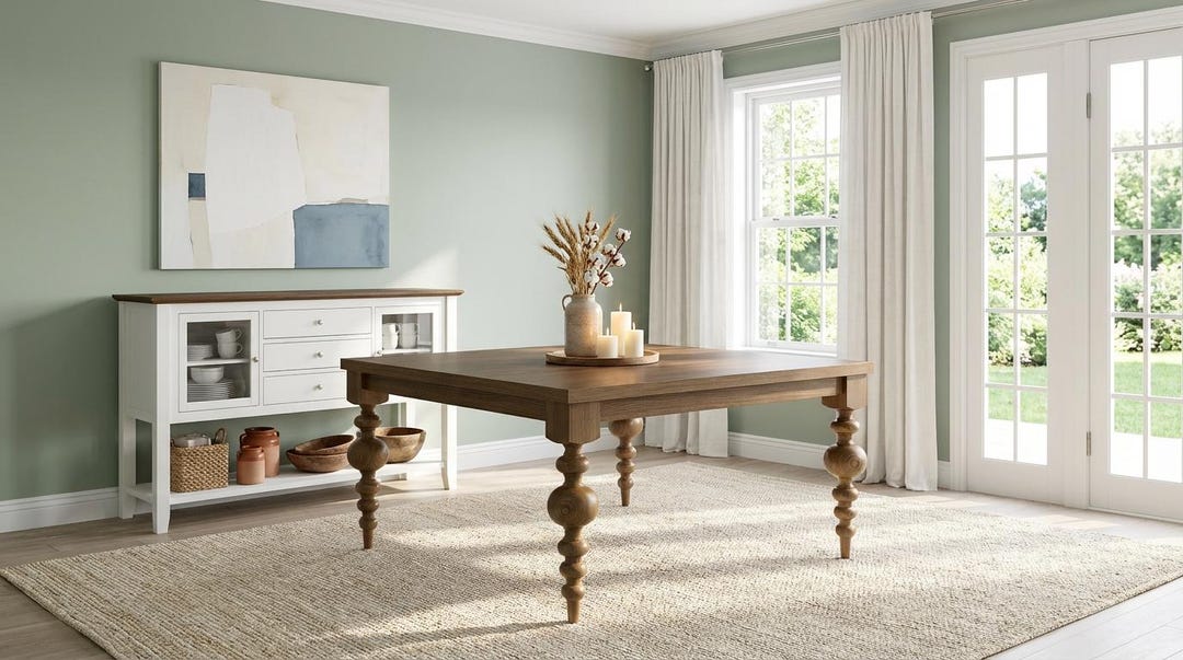 The Arcadia | Square Oak Dining Room Table // Modern // Farmhouse ...