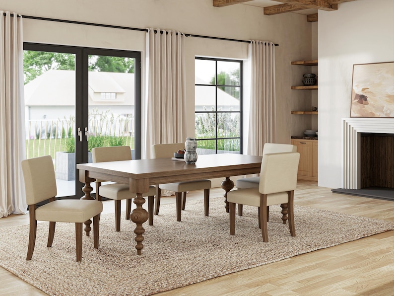 The Arcadia | Custom Oak Dining Room Table // Modern Table // Farmhouse ...