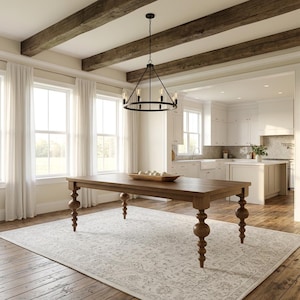 The Arcadia | Custom Oak Dining Room Table // Modern Table // Farmhouse ...