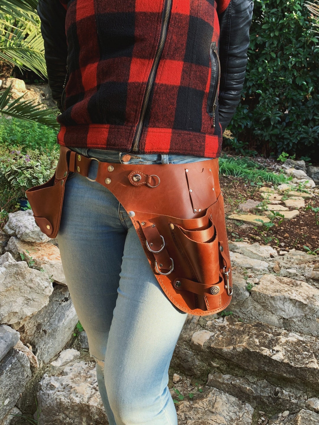 Handmade Leather Tool Belt – Custom, Durable, Removable Wallet - Etsy