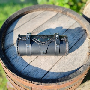 Chopper Leather Motorcycle Bag – Natural Cowhide, Thor Design - Etsy