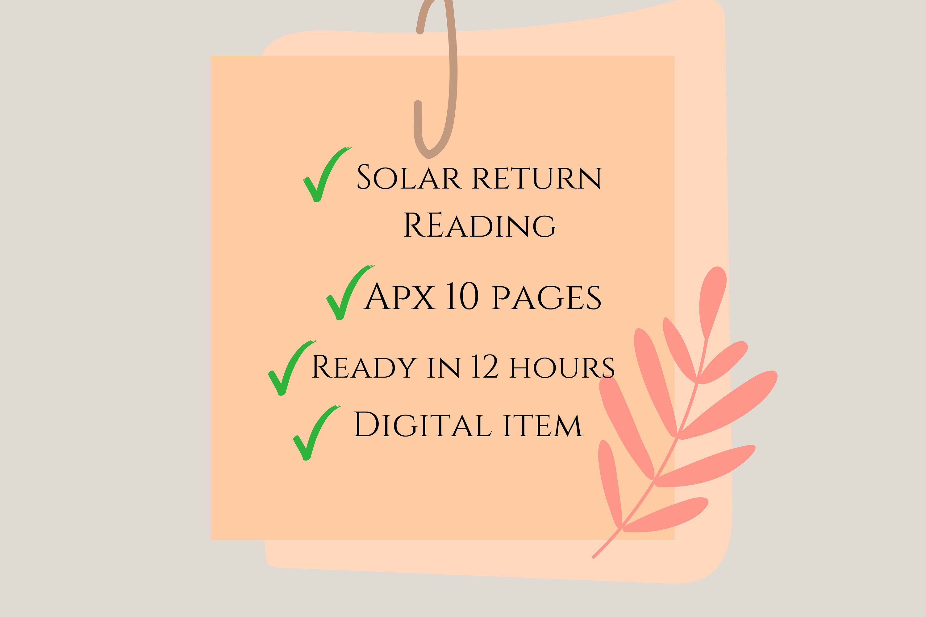 Solar Return Reading, Solar Birthday Astrology, Solar Chart, Natal ...