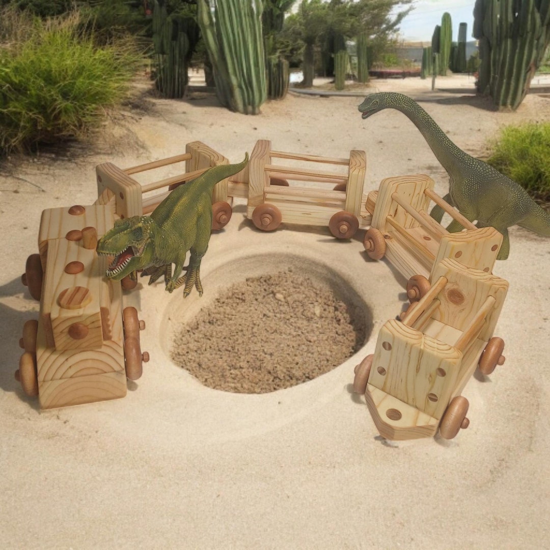 Critter Truck Train Set-40 Long-jenkins Toys - Etsy