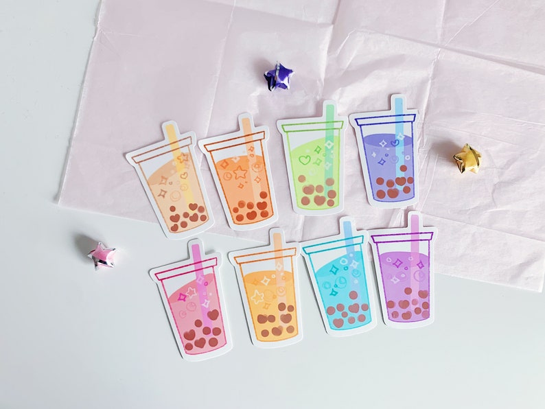 Paper, Party & Kids Rosie Art Studio Cute Bubble Tea Bullet Journal ...
