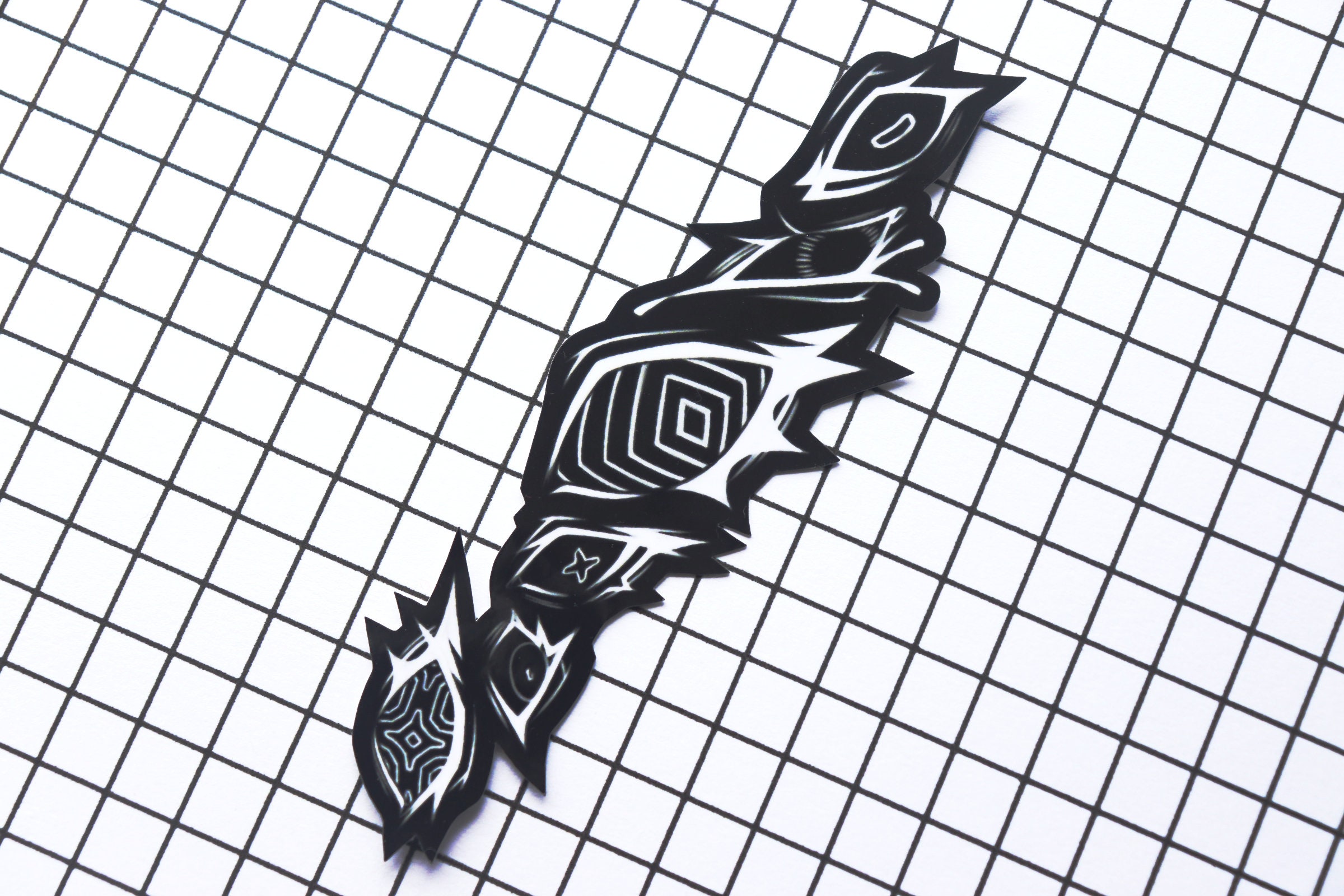 Evil Eyes Sticker Anime Style Stationary Anime Aesthetic - Etsy