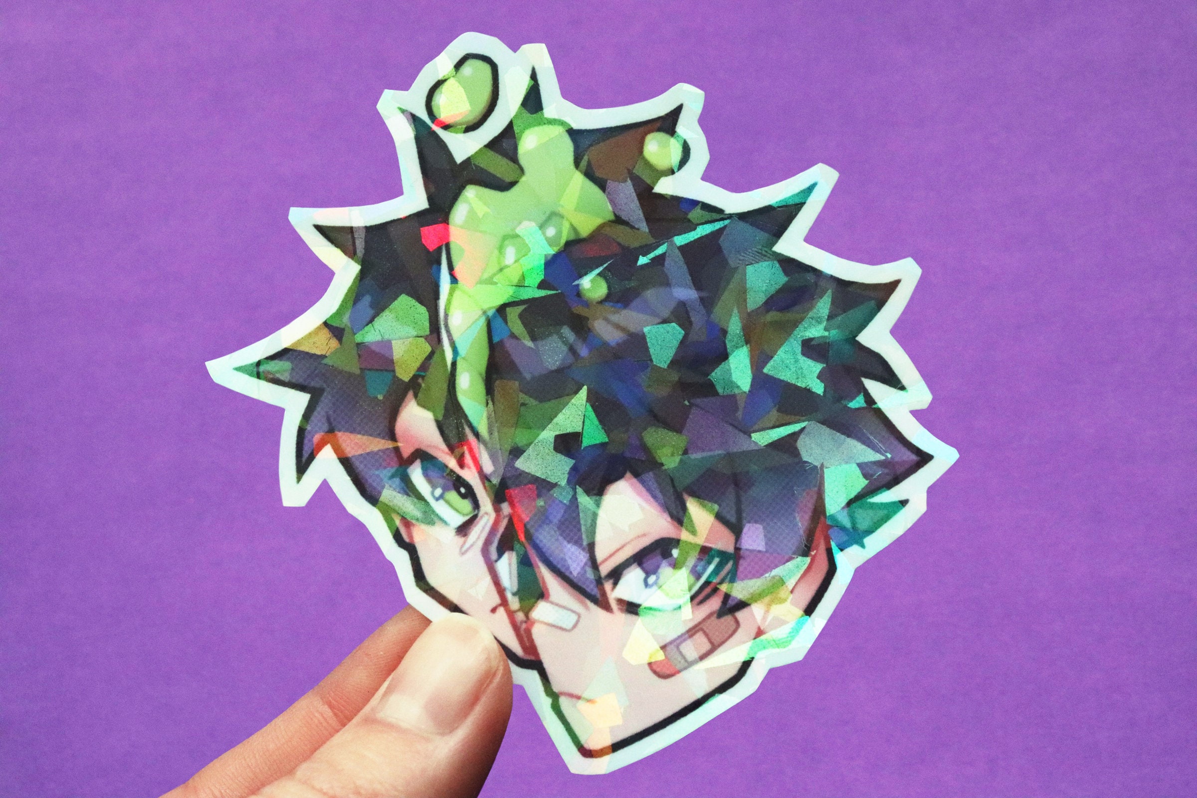 Brain Boy Chibi Style Anime Style Holographic - Etsy
