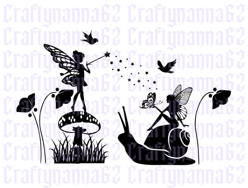 Fairy Riding a Snail Svg/dxf/png - Etsy UK