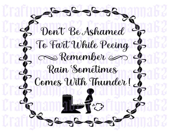 Toilet Humour Svg/dxf/png - Etsy